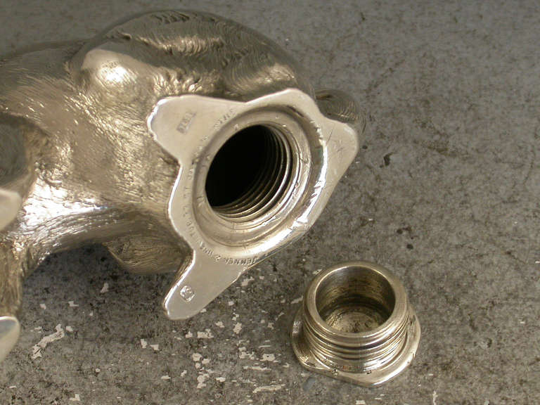 Victorian Novelty Silver English Lop Eared Rabbit Pepper at 1stDibs