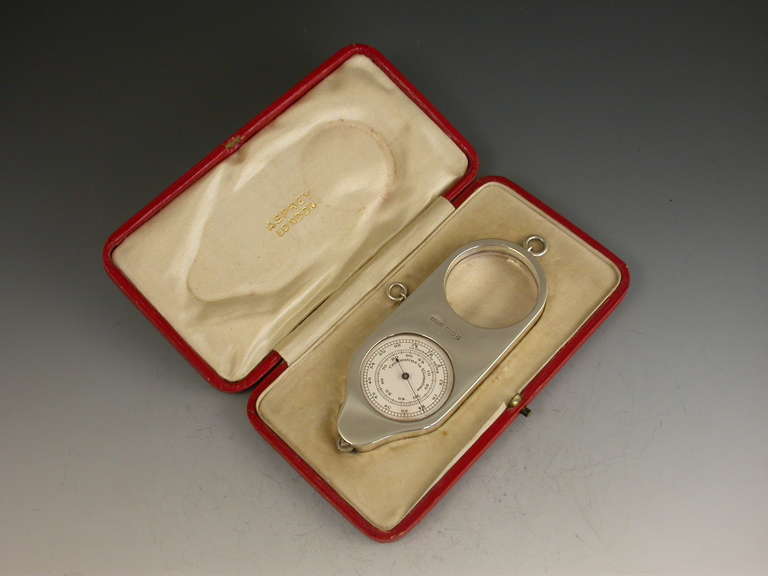 Silver Opisometer Map Measuring Tool with Magnifying Glass and ...