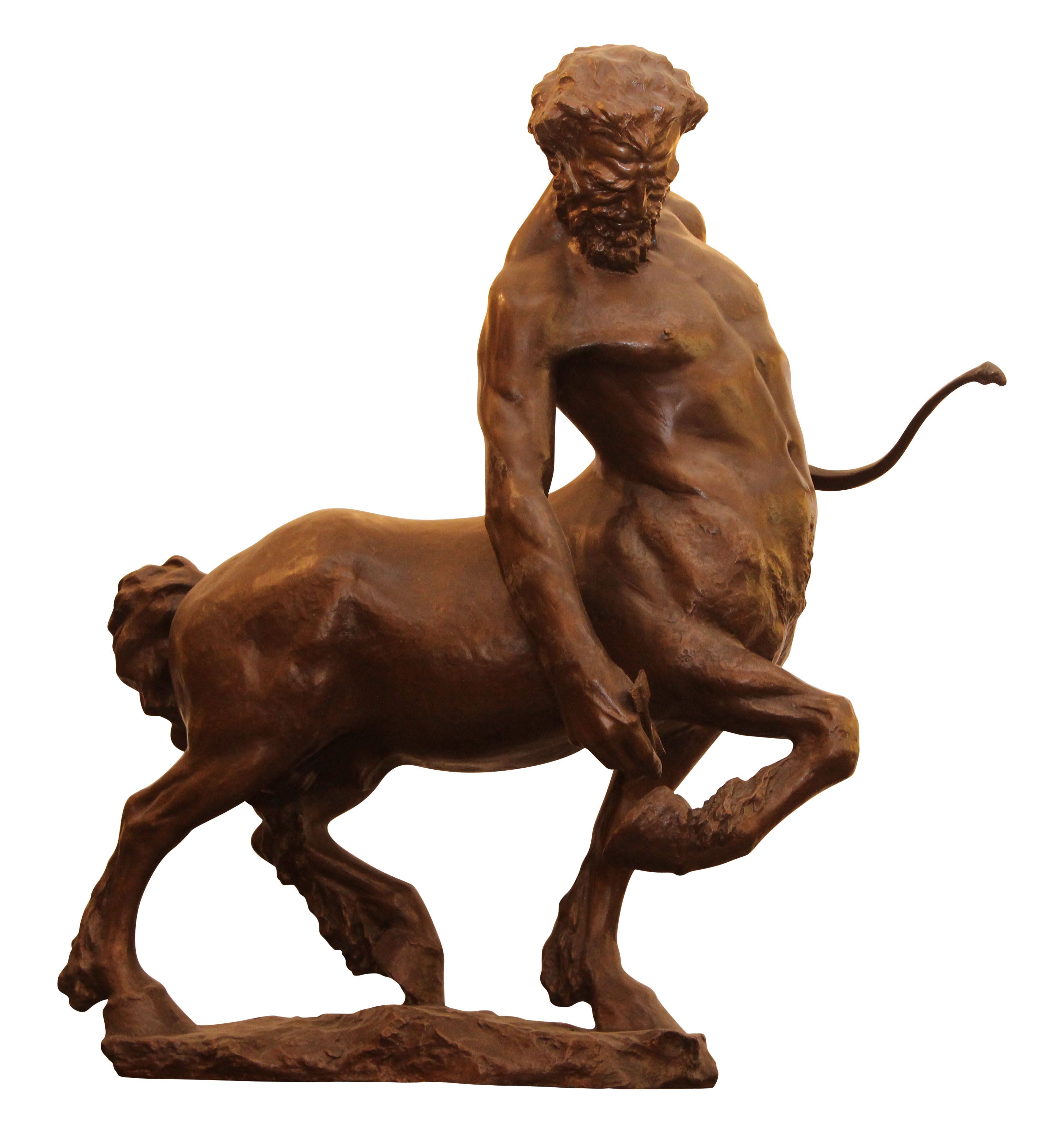 Large Scale Centaur Bronze Statue at 1stDibs