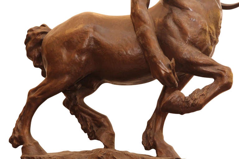 Large Scale Centaur Bronze Statue at 1stDibs | centaur statue