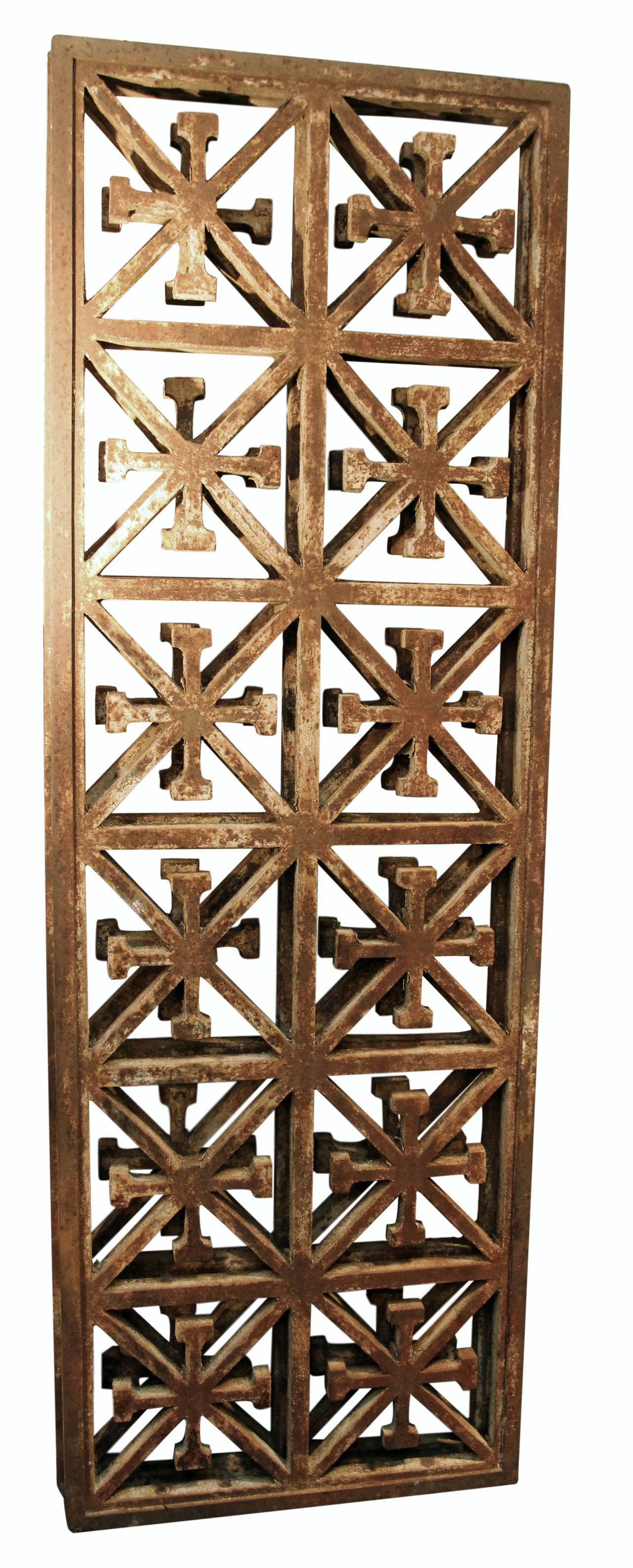 1920s Pair of Cast Iron Garden Partitions For Sale at 1stDibs