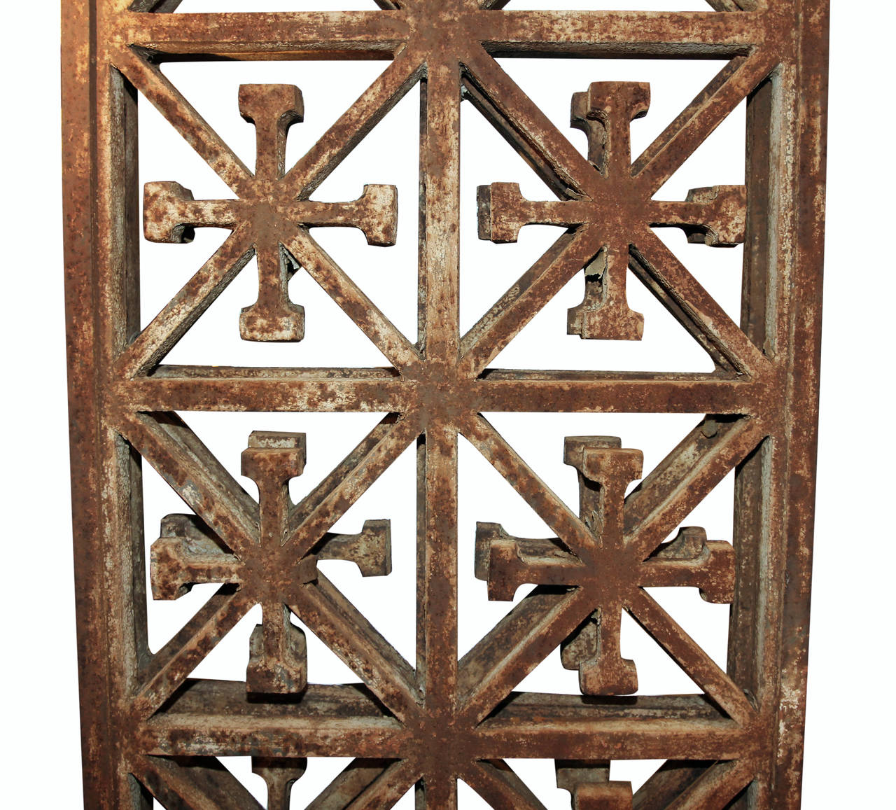 1920s Pair of Cast Iron Garden Partitions For Sale at 1stDibs