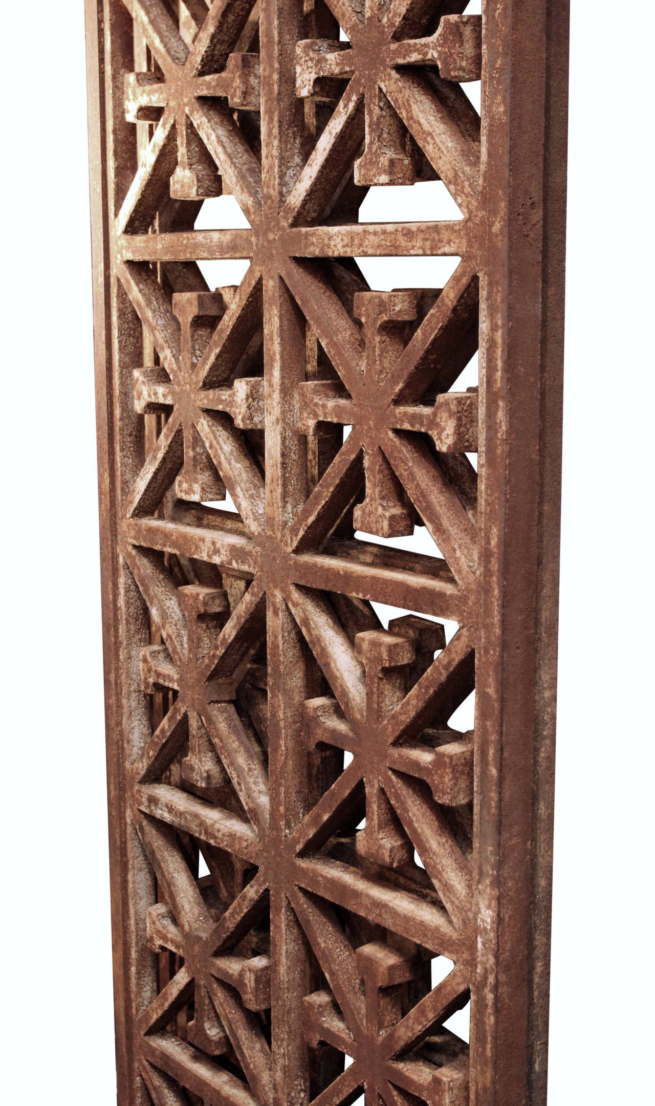 1920s Pair of Cast Iron Garden Partitions For Sale at 1stDibs