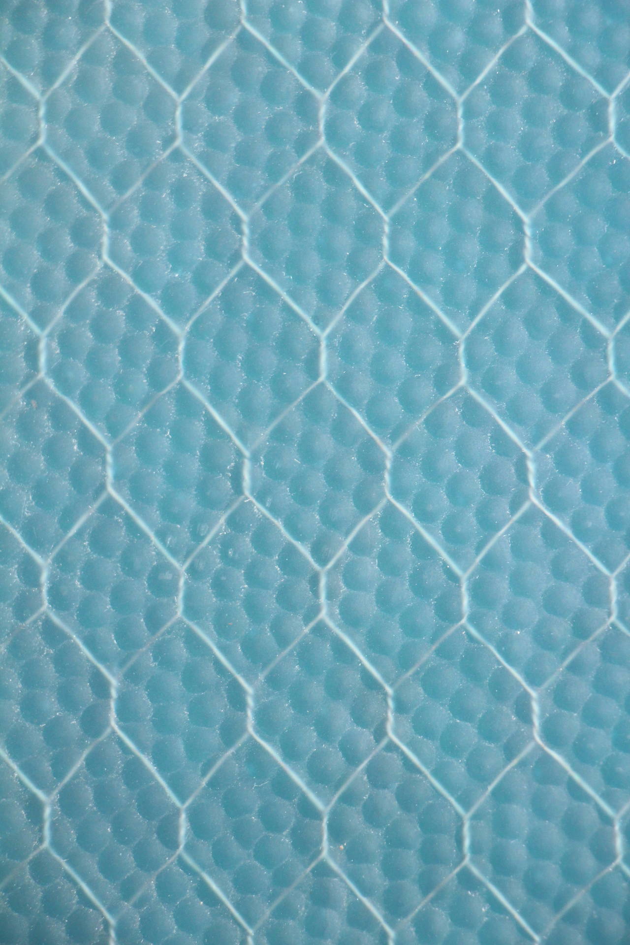 1920s Aqua Pebbled Chicken Wire Glass For Sale at 1stDibs