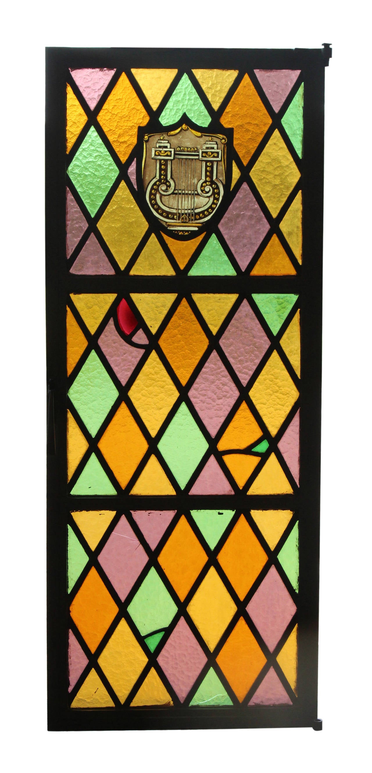 1920s Set of Eight Steel Stained Glass Windows from East 86th St. in ...