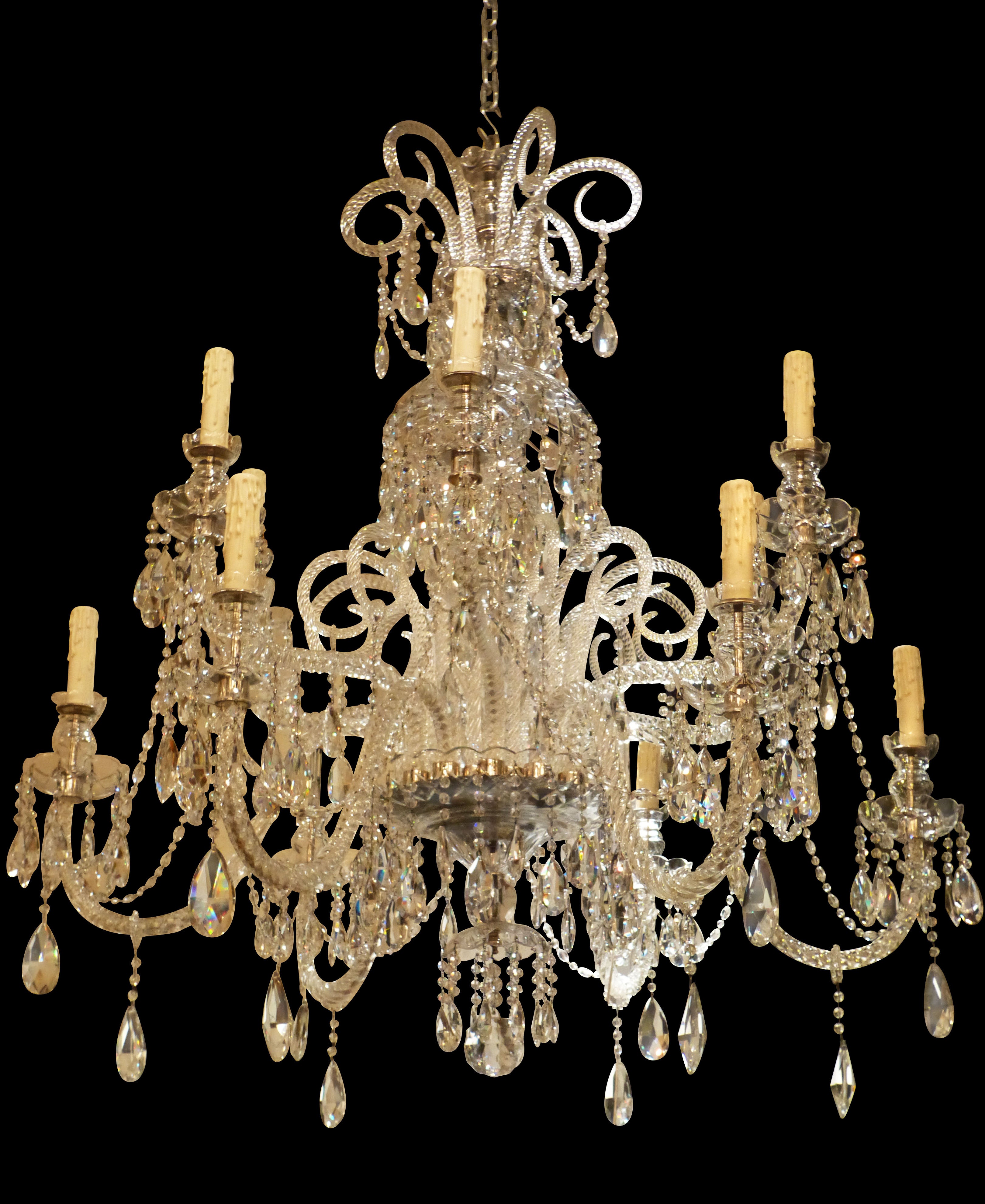 French 19th Century Regency Chandelier For Sale at 1stDibs