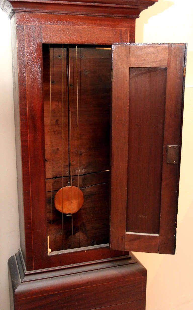 1800s Scottish Wooden Grandfather Clock For Sale at 1stDibs | 1800s ...