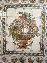 Dutch Tile Fireplace Mantel Made by Royal Tichelaar of Makkum For Sale ...