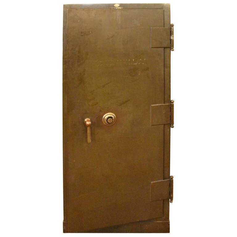 Art Metal Standing Safe at 1stDibs