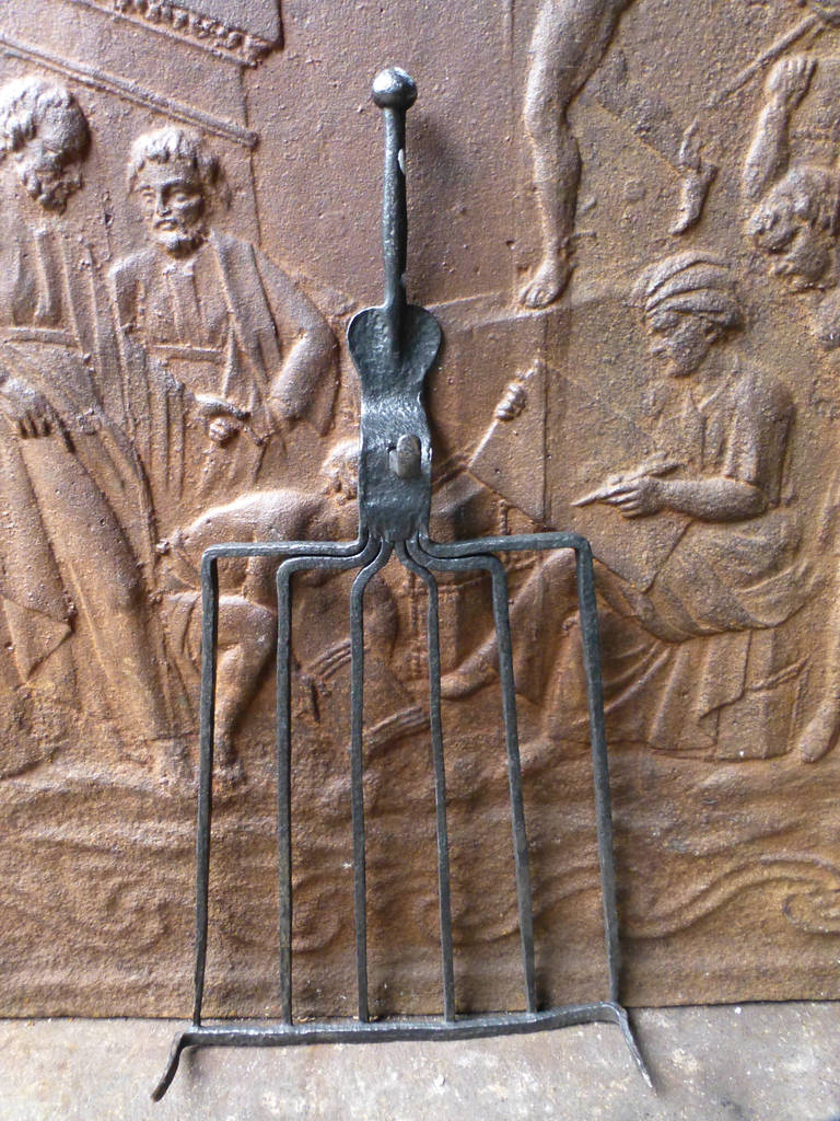 17th-18th Century Wrought Iron Trivet at 1stDibs