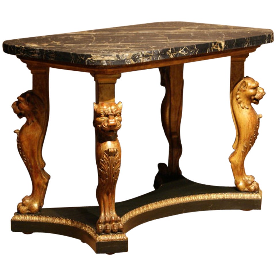 An Important Regency Period Giltwood Centre Table at 1stDibs