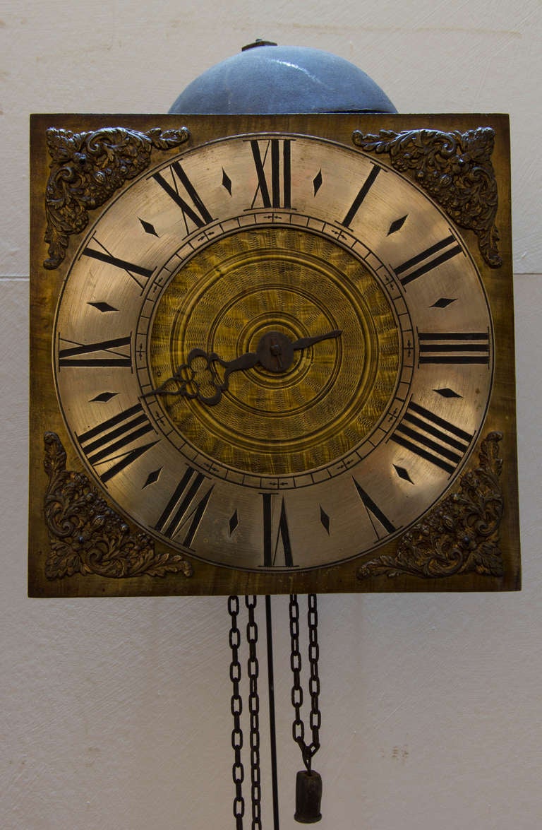 Quaker Hoop and Spike Wall Clock For Sale at 1stDibs