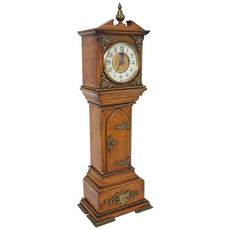 Victorian Miniature Grandfather Clock at 1stDibs | antique miniature ...