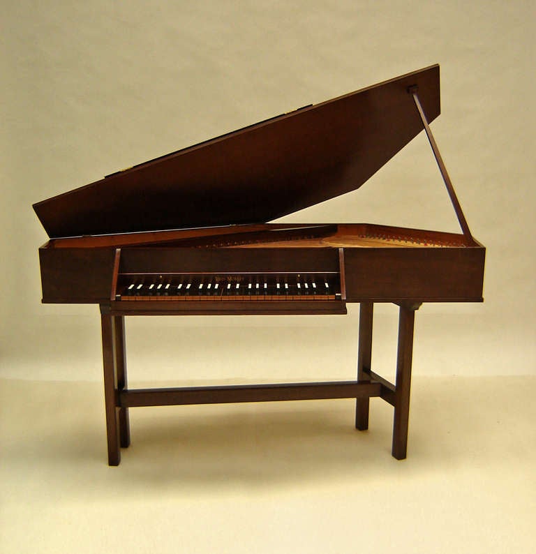 John Morley Virginal Walnut finish c1961 at 1stDibs