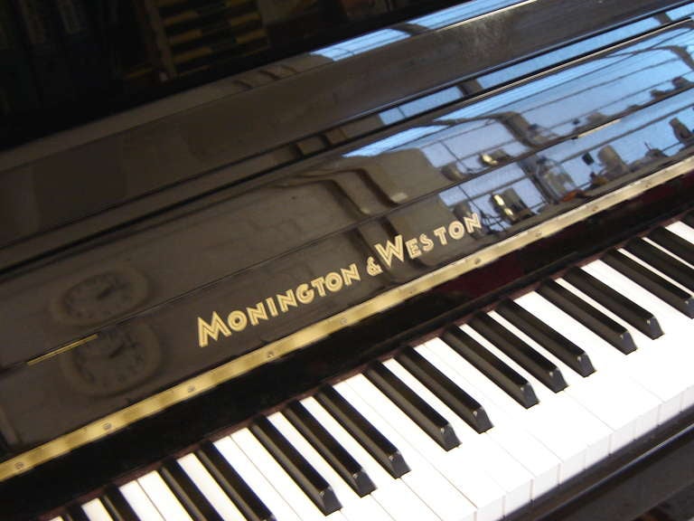 Monington and Weston Upright Piano 108cm Modern at 1stDibs