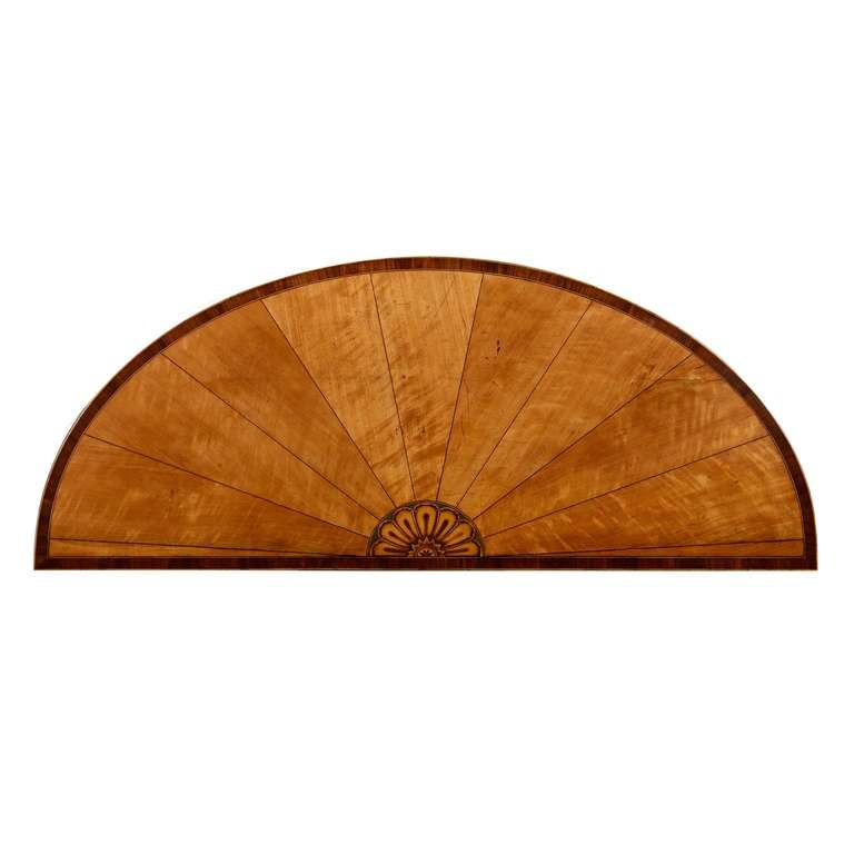 Sheraton Period Satinwood Pier Table In The Manner Of William Moore Of ...