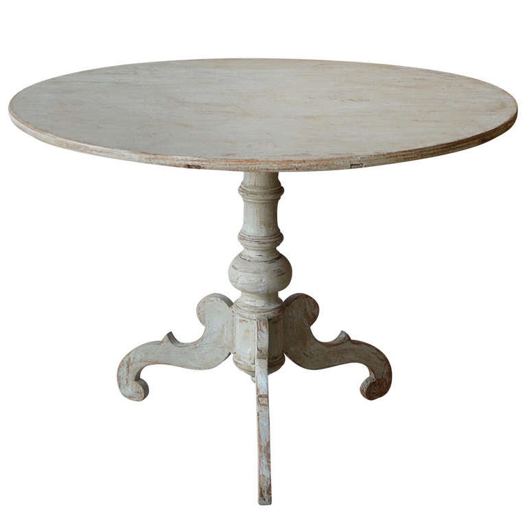 Large 19th Century Pedestal Table at 1stDibs