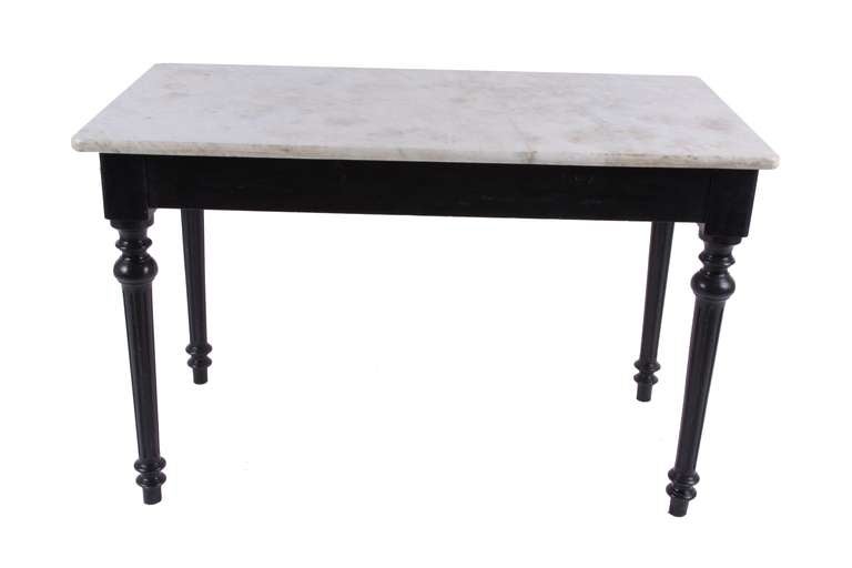 19th Century French Marble Top Table For Sale at 1stDibs