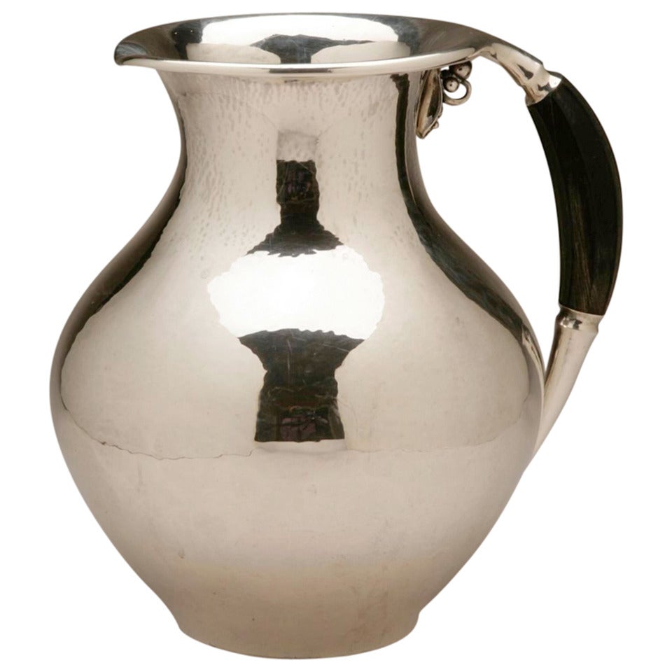 Georg Jensen Extra Large Water Pitcher, No. 385D For Sale at 1stDibs