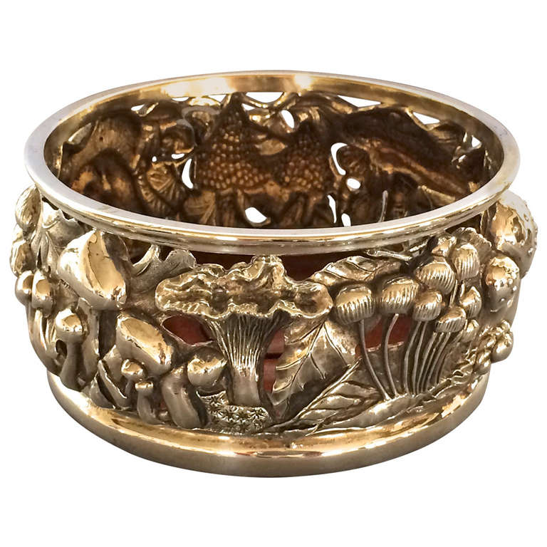 Wine Coaster by American Silversmith Robert Butler at 1stDibs