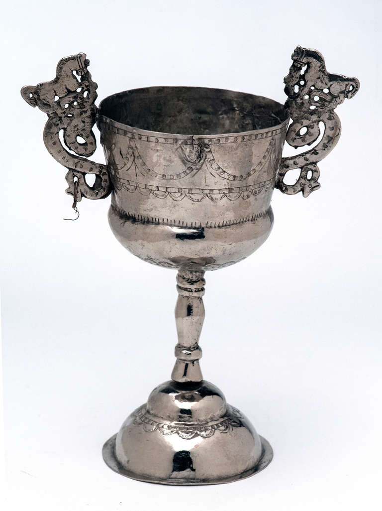 19th Century Colonial Silver Goblet at 1stDibs