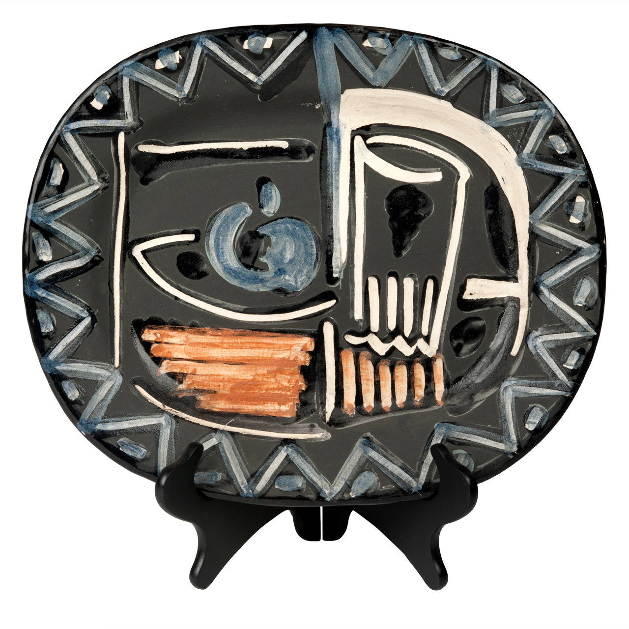 Pablo Picasso Madoura Partially Glazed and Engraved Ceramic Plate, 1953 ...