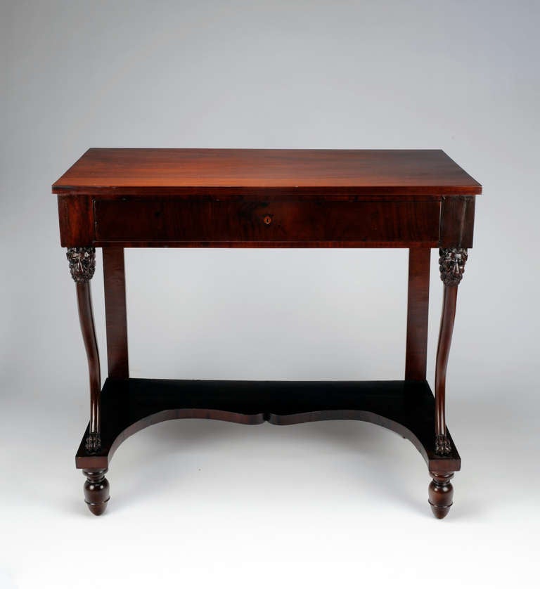 American Empire, Mahogany, Pier Table For Sale at 1stDibs