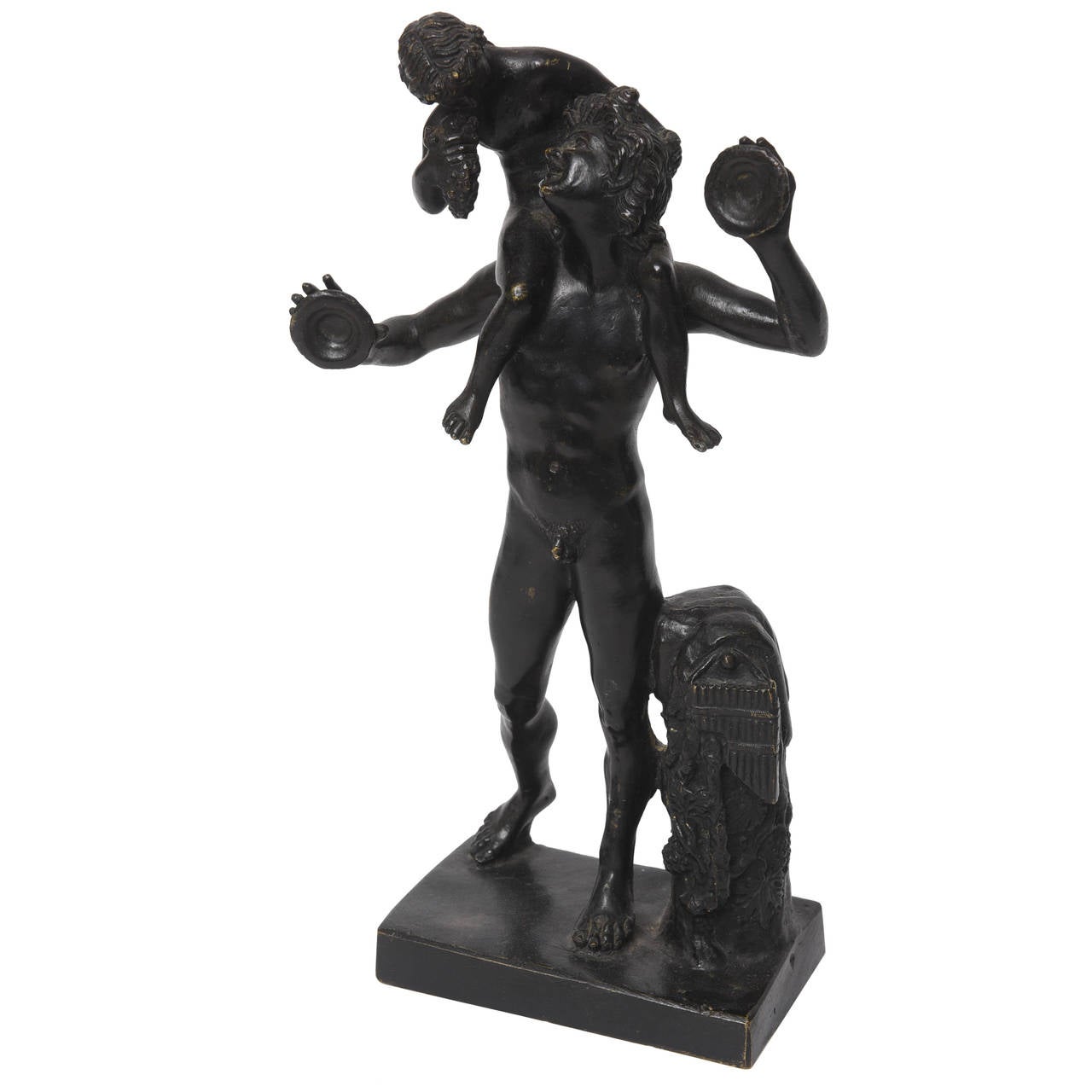 Pan and the Infant Bacchus, 19th Century, After the Antique For Sale at ...