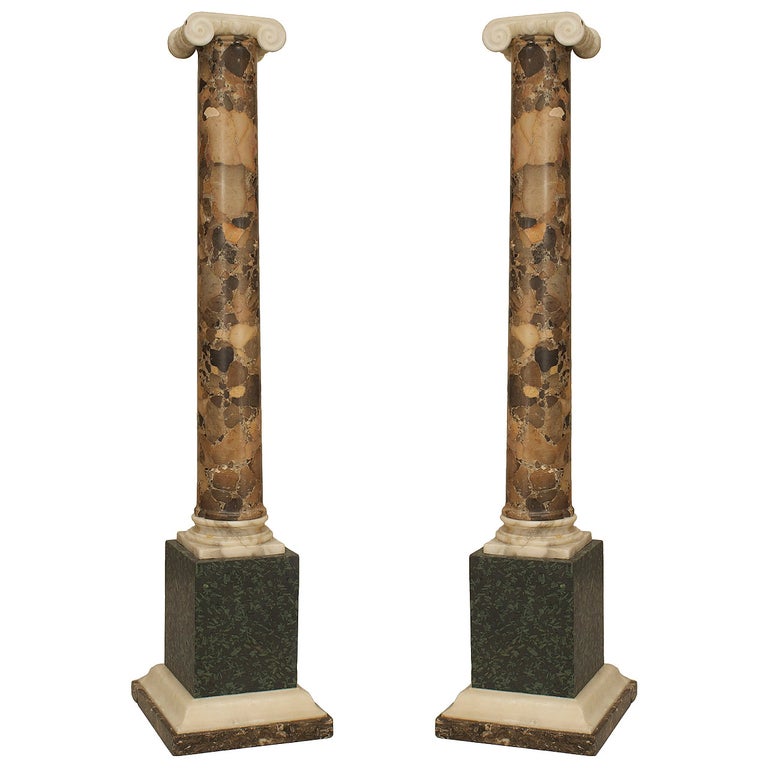 Pair of Models of Italian Neo-Classic Columns For Sale at 1stDibs