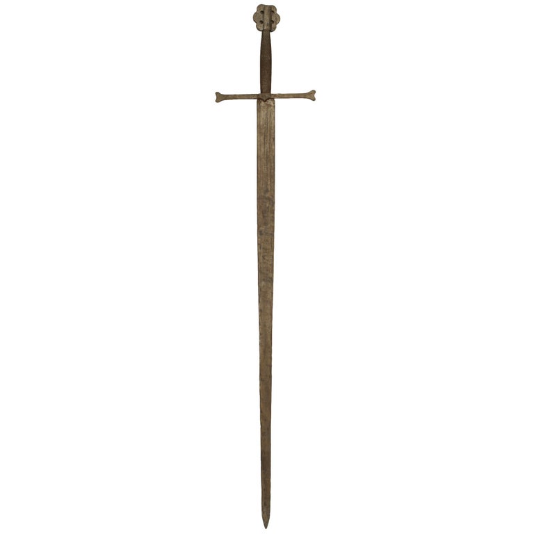 English Renaissance Style Iron Sword For Sale at 1stDibs
