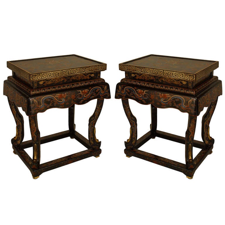 Antique Lacquered Chinese Mahjong Table at 1stdibs