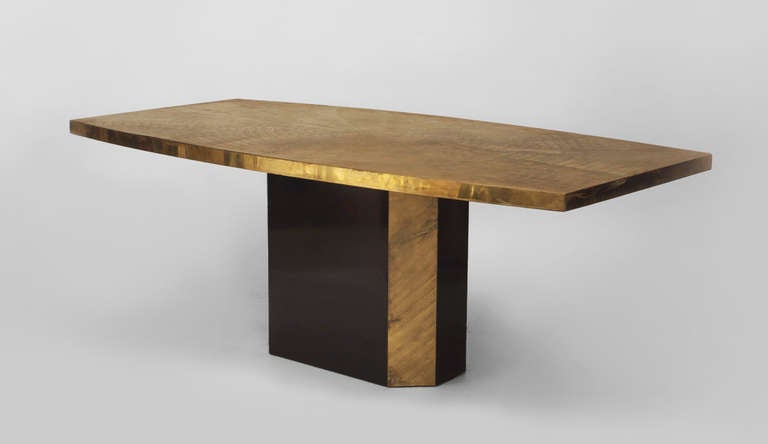 1970's George Mathias Bronze and Resin Dining Table at 1stDibs