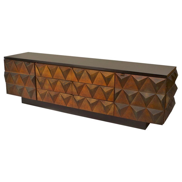 Italian Post-War Modernist Sideboard Cabinet For Sale at 1stDibs