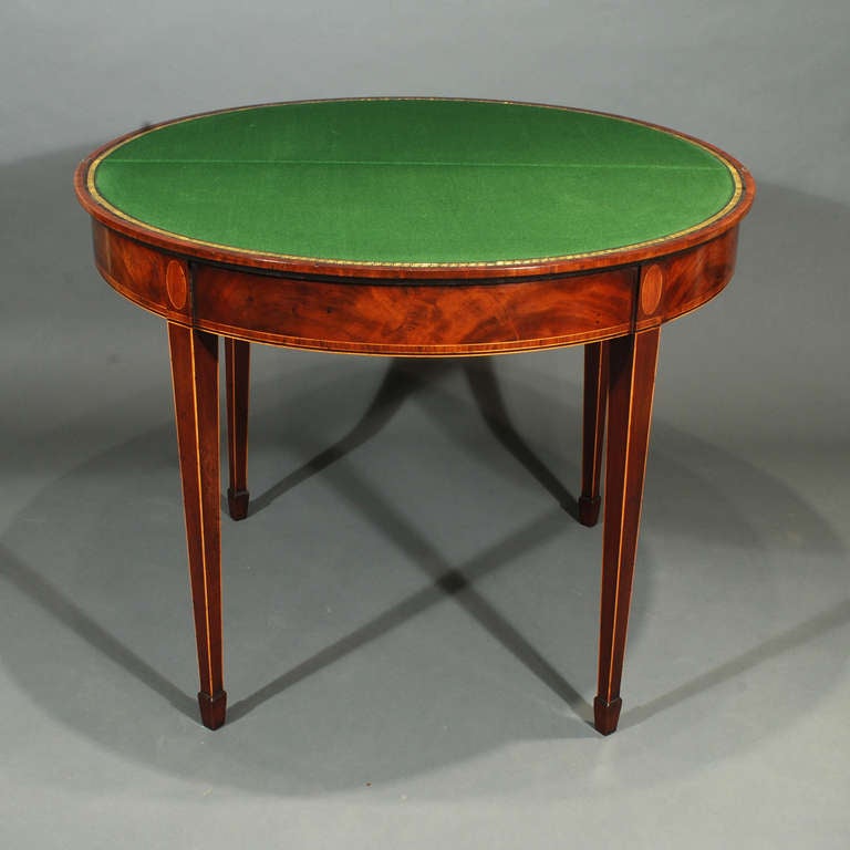 A Late 18th Century Mahogany Card Table For Sale at 1stDibs