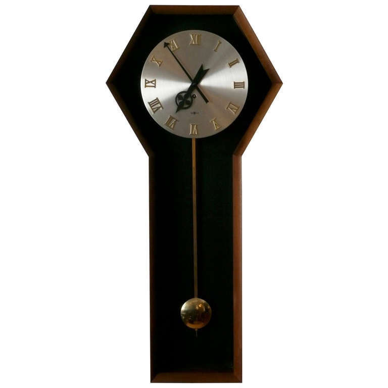 George Nelson for Howard Miller Pendulum Wall Clock at 1stDibs