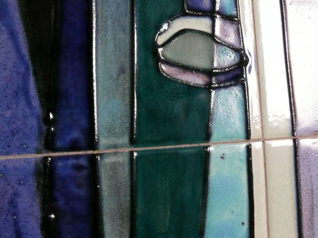 Two Pieces of Tile Art by Harris Strong at 1stDibs