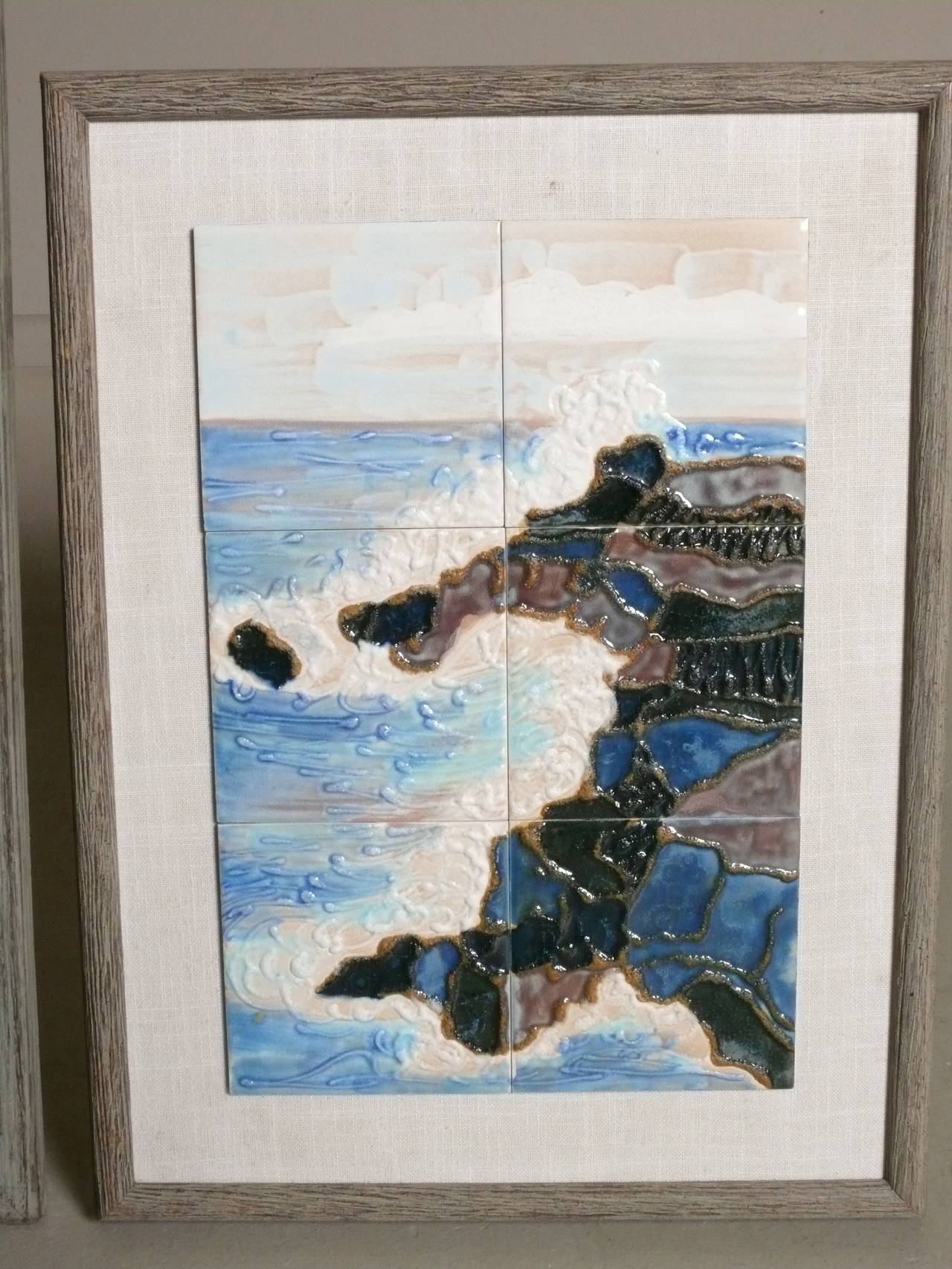 Two Pieces of Tile Art by Harris Strong at 1stDibs