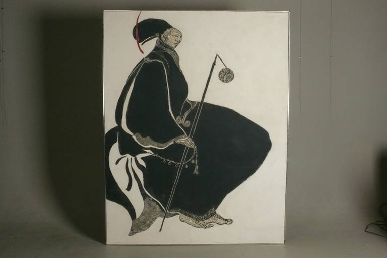 Monumental Original Signed Woodcut Print by Ben Smith, 1972 at 1stDibs