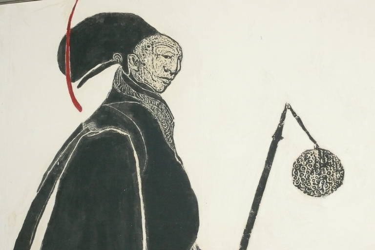 Monumental Original Signed Woodcut Print by Ben Smith, 1972 at 1stDibs