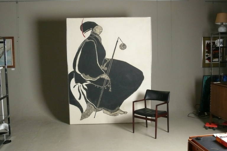 Monumental Original Signed Woodcut Print by Ben Smith, 1972 at 1stDibs