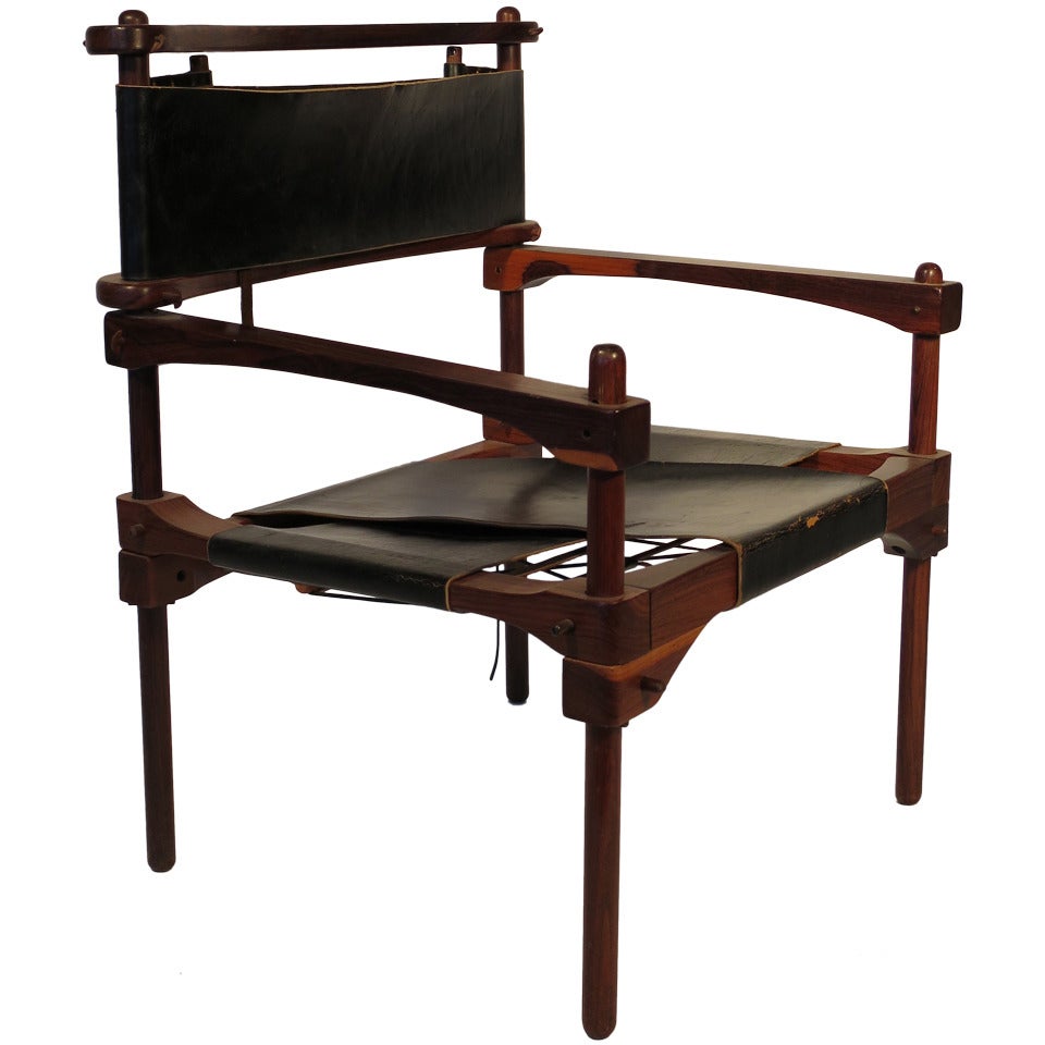 Don Shoemaker Rosewood Perno Chair at 1stDibs