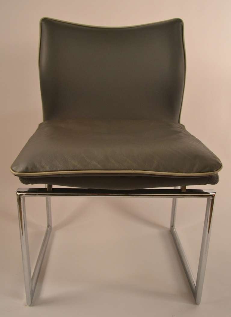 Set of Six Dining Chairs by Pieff of England Four Side and Two Captains ...