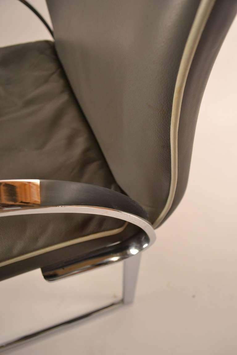 Set of Six Dining Chairs by Pieff of England Four Side and Two Captains ...