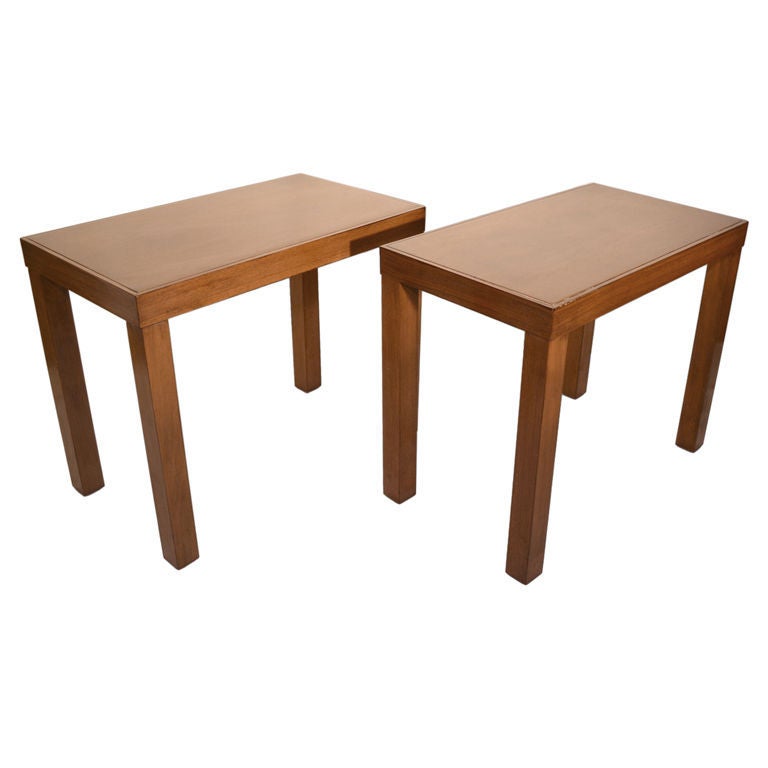 Pair of George Nelson / Herman Miller End Tables at 1stDibs