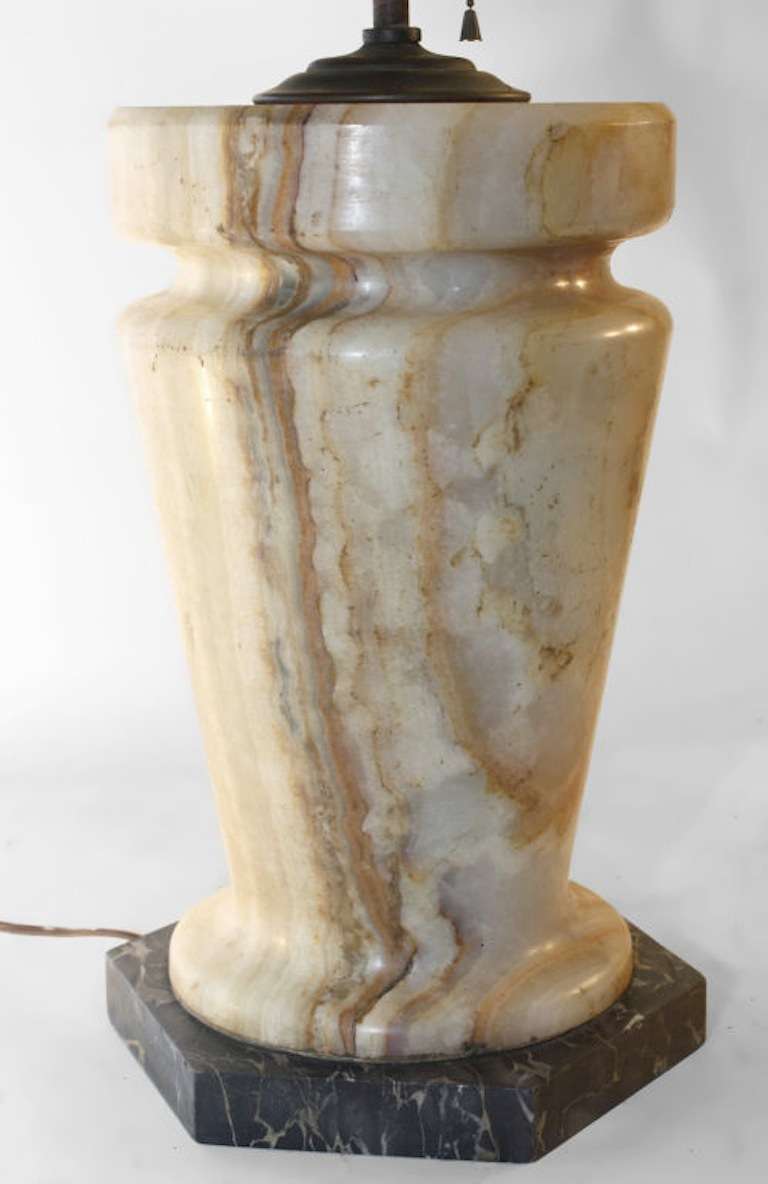 Massive Marble Table Lamp Great Classical Form at 1stDibs