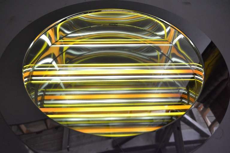 Unusual Infinity Light Mirror by Jere at 1stDibs