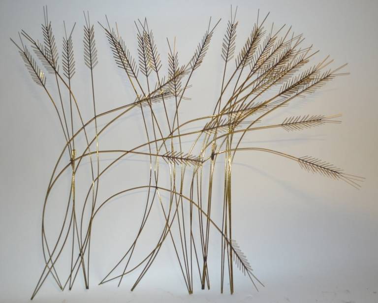 Jere Wheat Wall Hanging at 1stDibs | wheat wall decor, wheat wall art ...