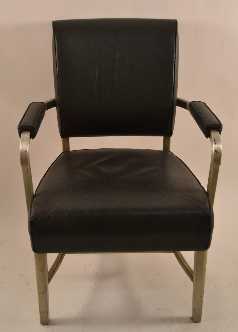 Machine Age Art Deco Remington Rand Zephyr Chair Industrial Design at ...