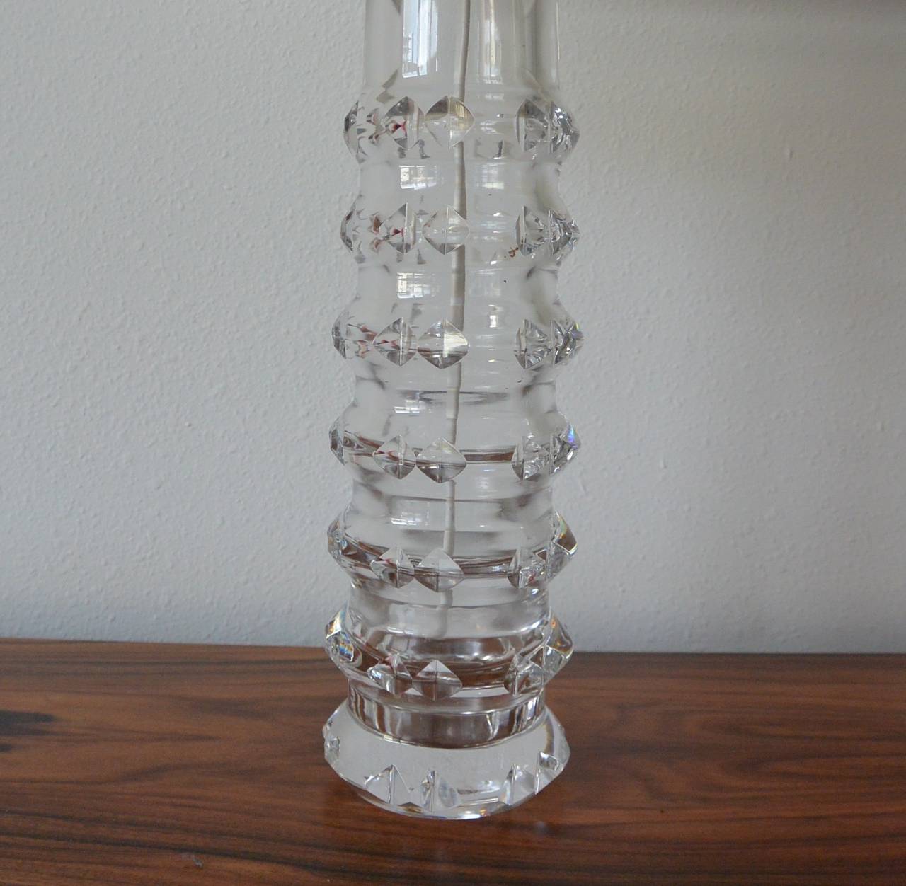 Spike Table Lamp by Carl Fagerlund for Orrefors Sweden For Sale at 1stDibs