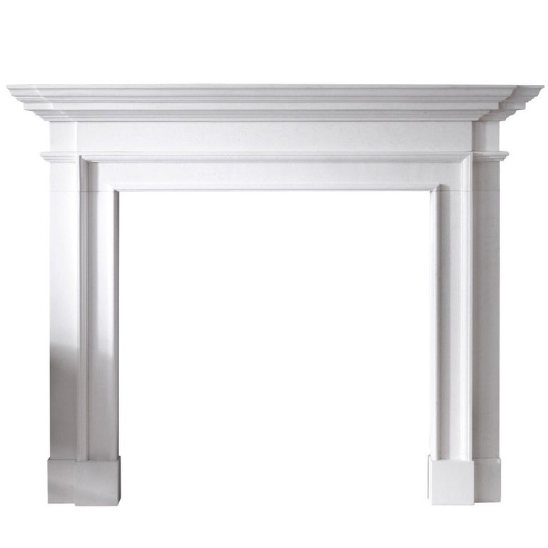 Architectural Limestone Mantel at 1stDibs
